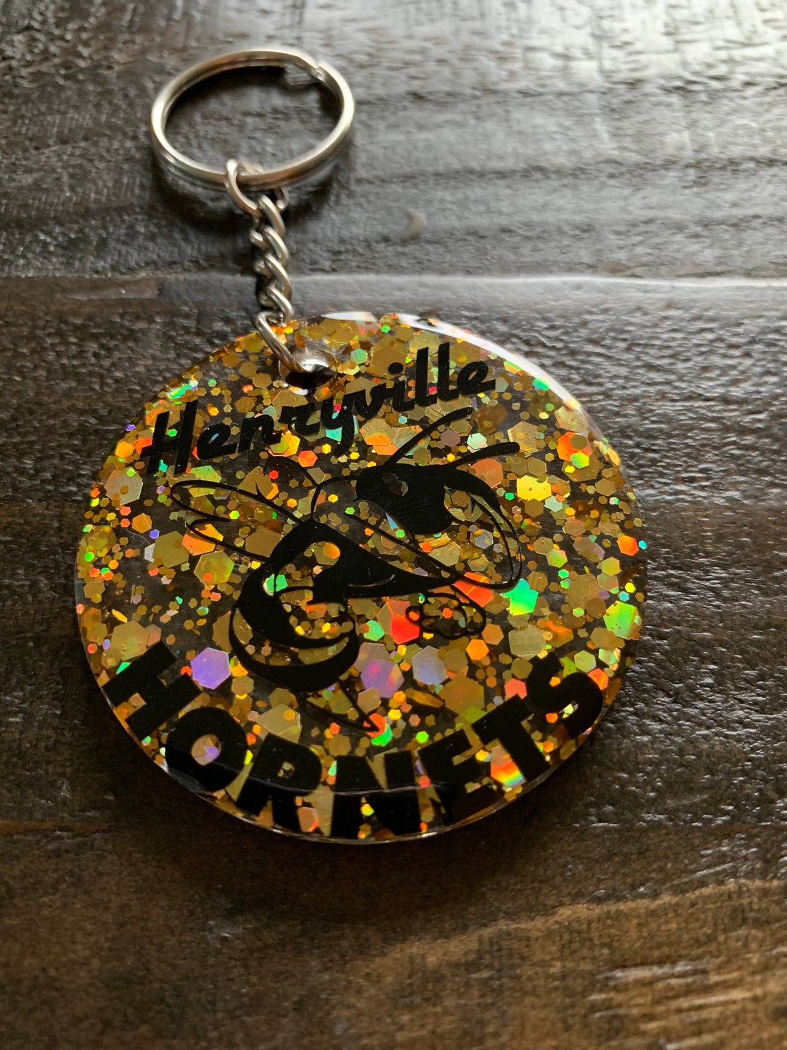 Set of 10 School mascot keychain made to order high school | Etsy