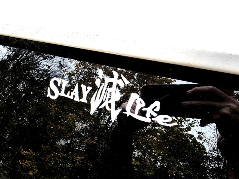Demon Slayer Anime Vinyl Decal Sticker Slay Life - Etsy
