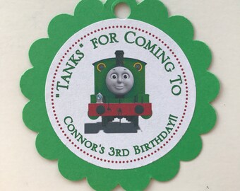 Thomas the Tank Engine Party Favor Tags | Etsy