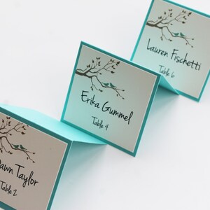 Love Birds Place Card - Etsy