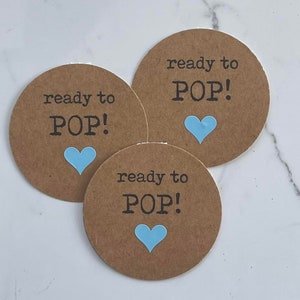 READY TO POP Adhesive Favor Tags - Etsy