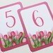 Pink Spring Tulip Table Numbers - Etsy