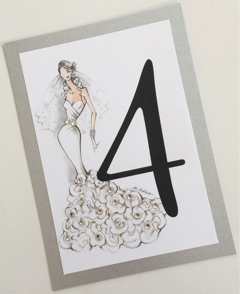 Sassy Bride Bridal Shower Table Numbers - Etsy