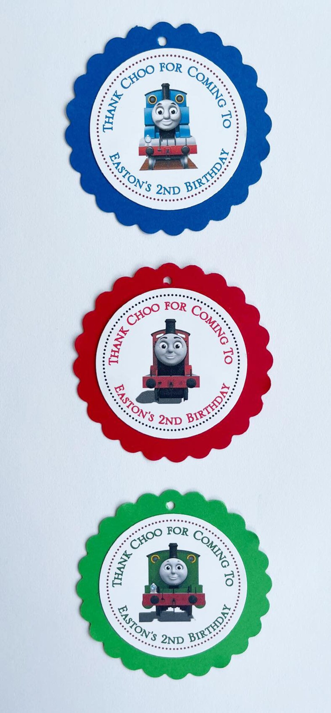 Thomas and Friends Party Favor Tags | Etsy