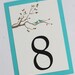 Love Birds Table Numbers - Etsy