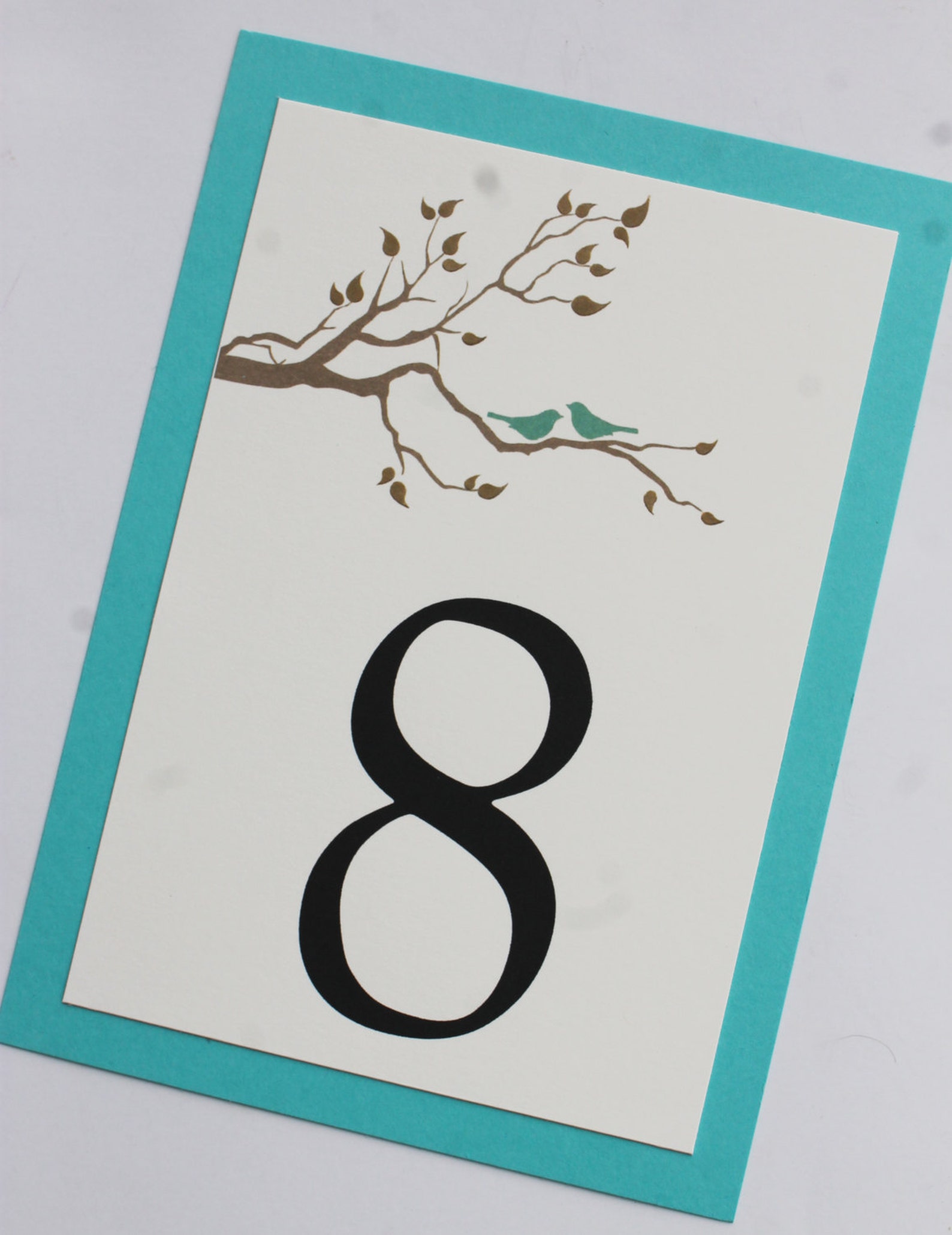 Love Birds Table Numbers - Etsy