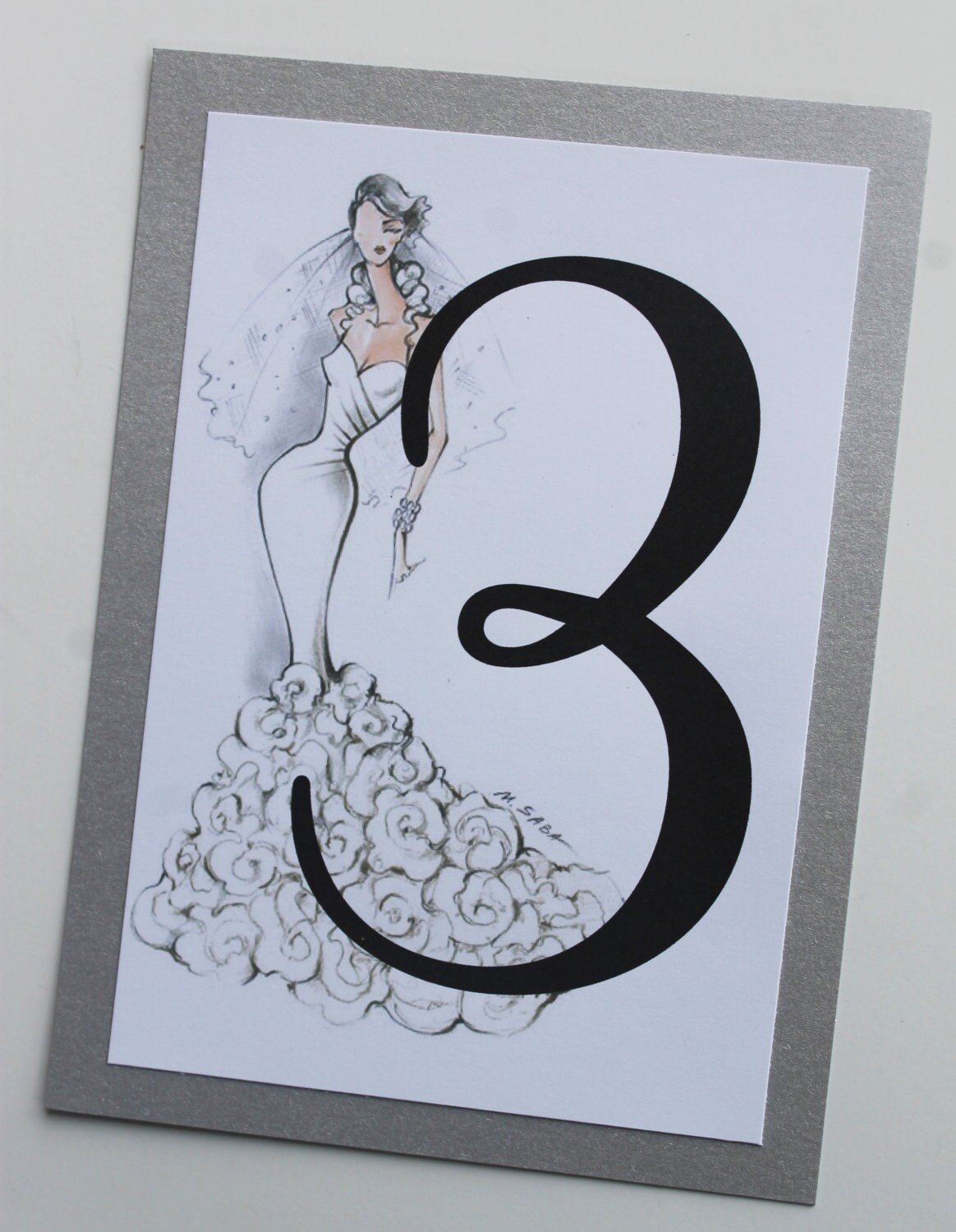 Sassy Bride Bridal Shower Table Numbers - Etsy
