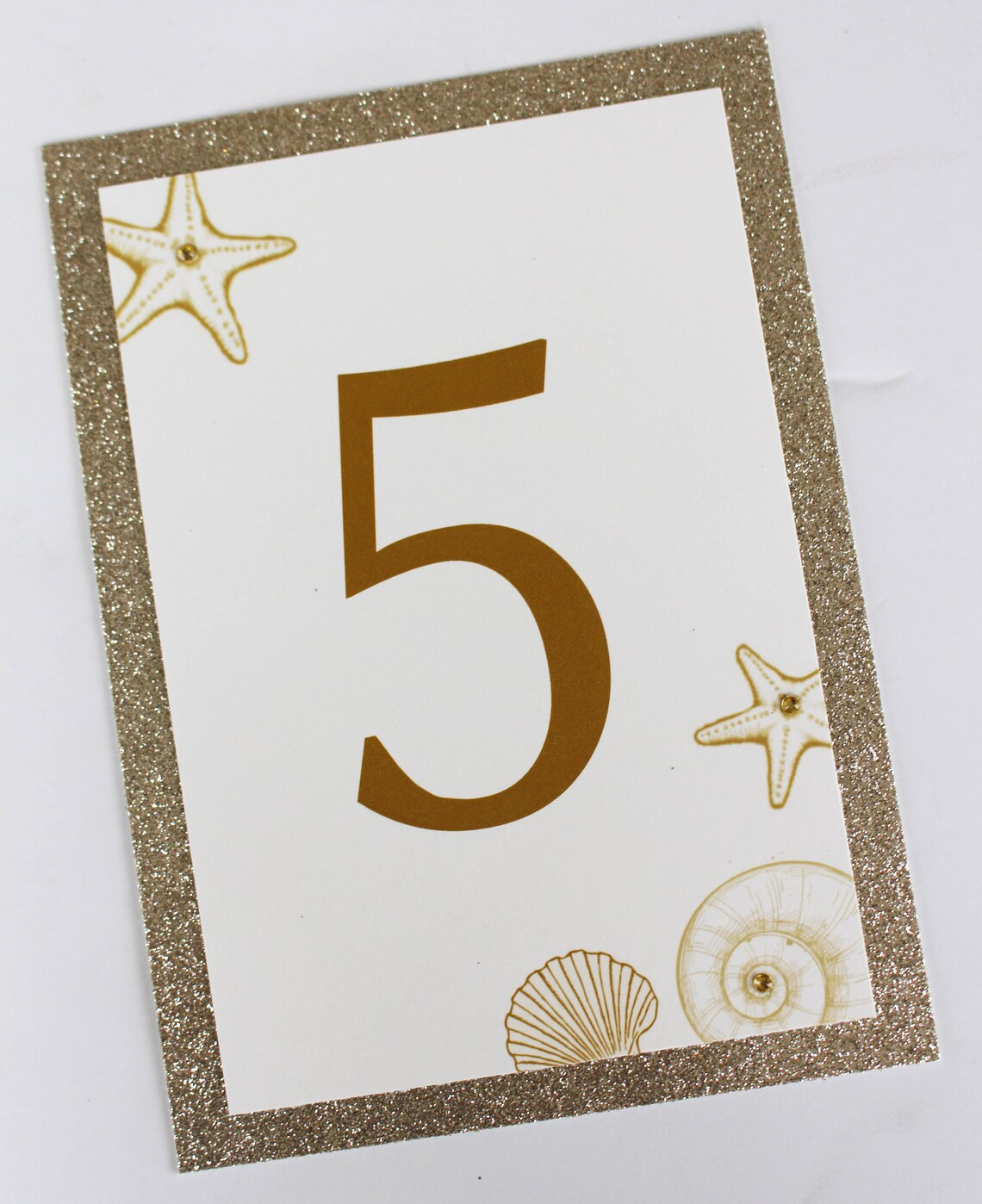 Beach Seashell Elegance Table Numbers - Etsy