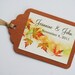 Falling Leaves Favor Tags - Etsy