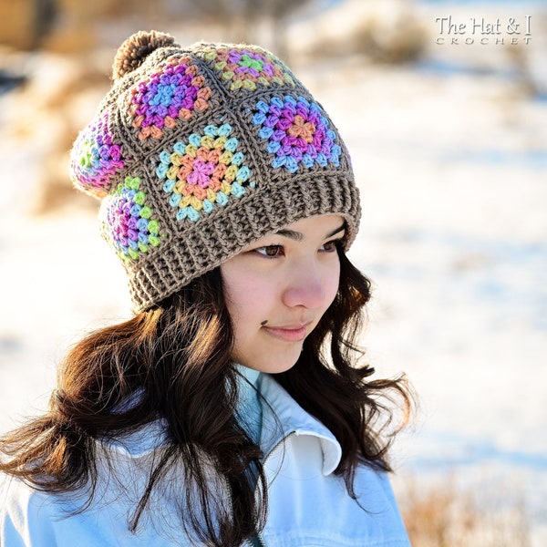 Granny Square Hat - Etsy