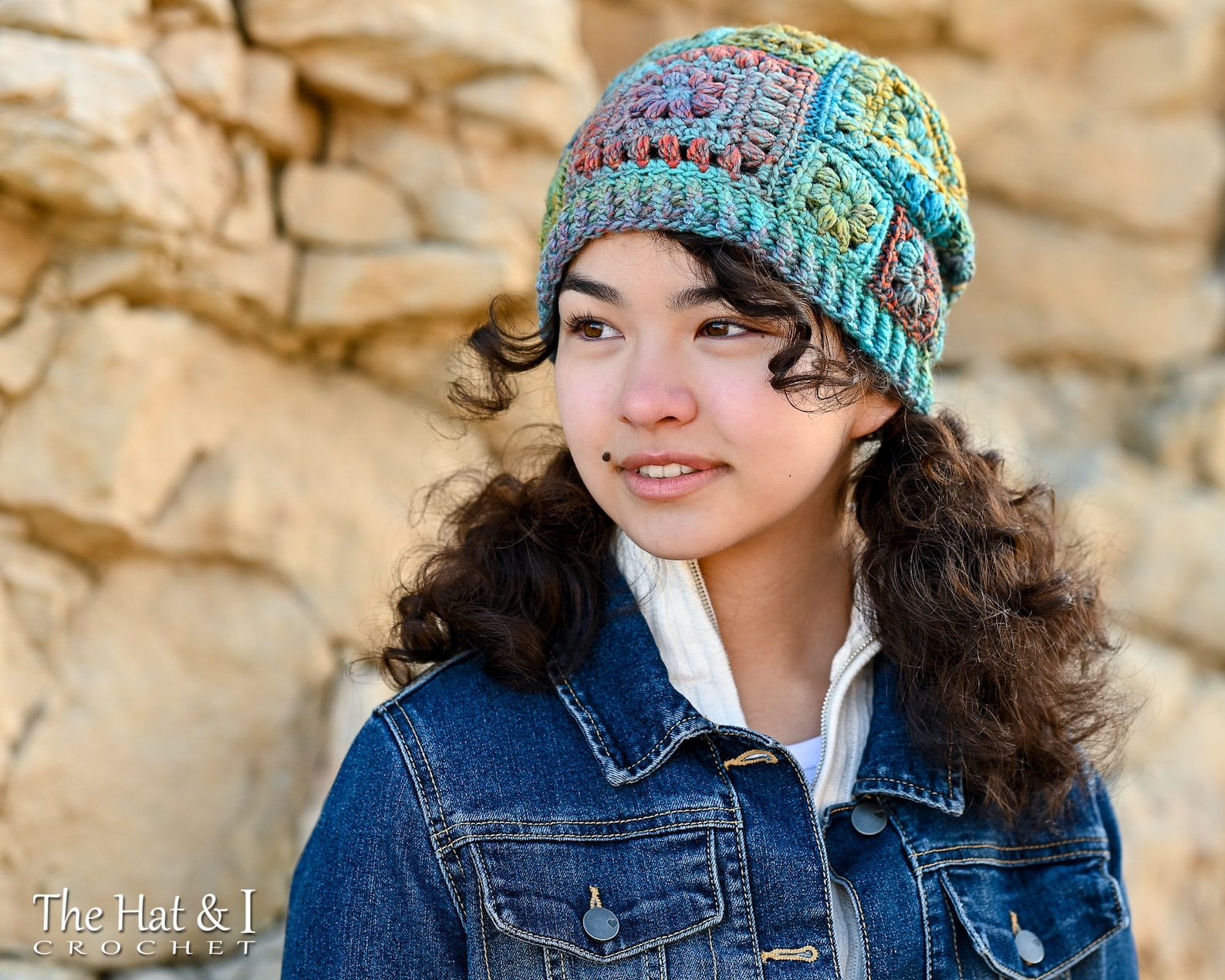 Crochet Hat PATTERN Square Scramble Slouchy Crochet - Etsy Canada