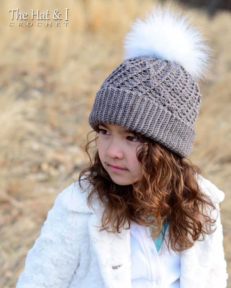 Crochet Hat PATTERN Snow Bunny Beanie crochet pattern for | Etsy