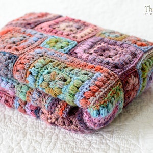 CROCHET PATTERN - Square Scramble - Crochet Blanket Pattern, Baby Throw ...
