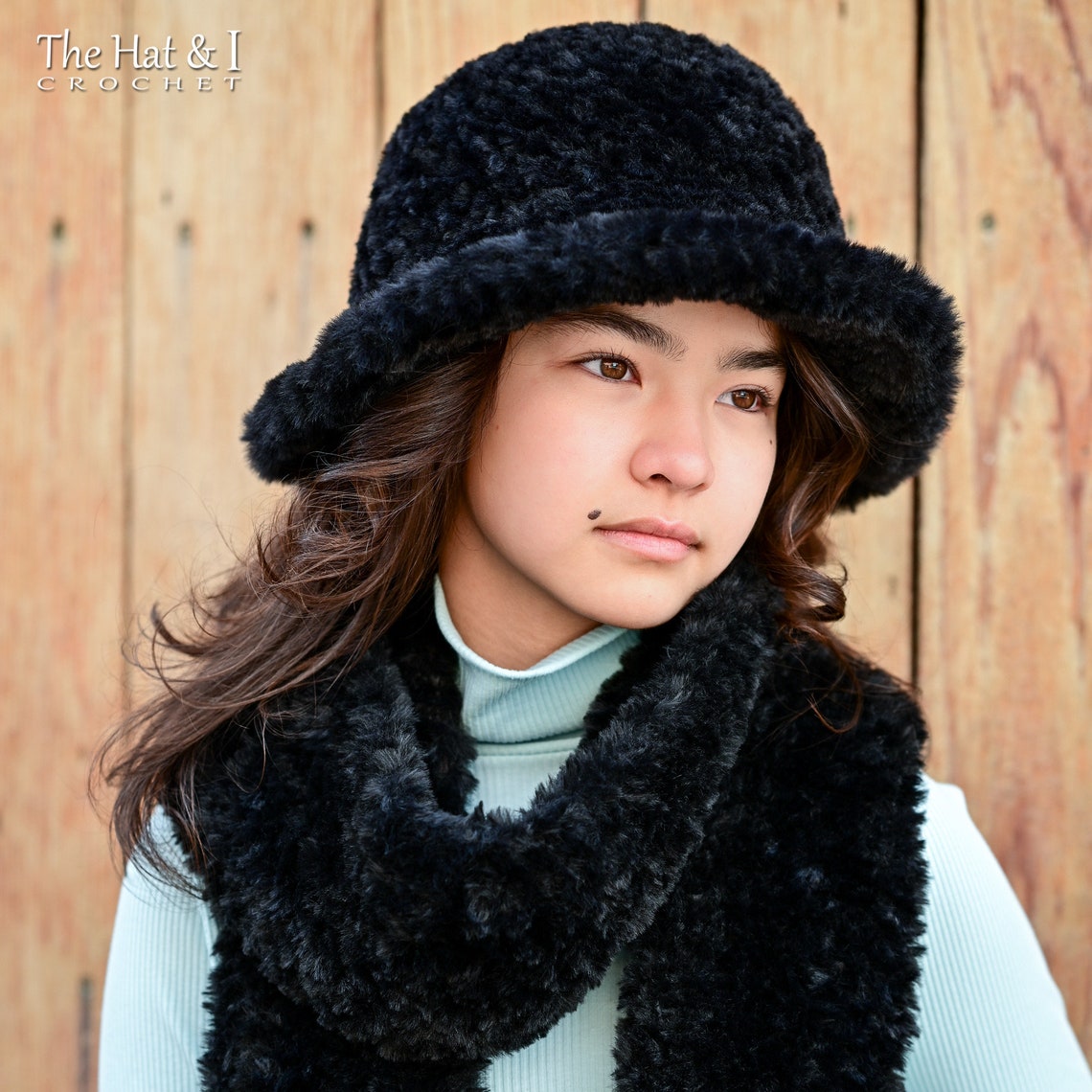 Crochet PATTERN - Luxe Look Hat & Scarf - Crochet Hat Pattern + Scarf ...