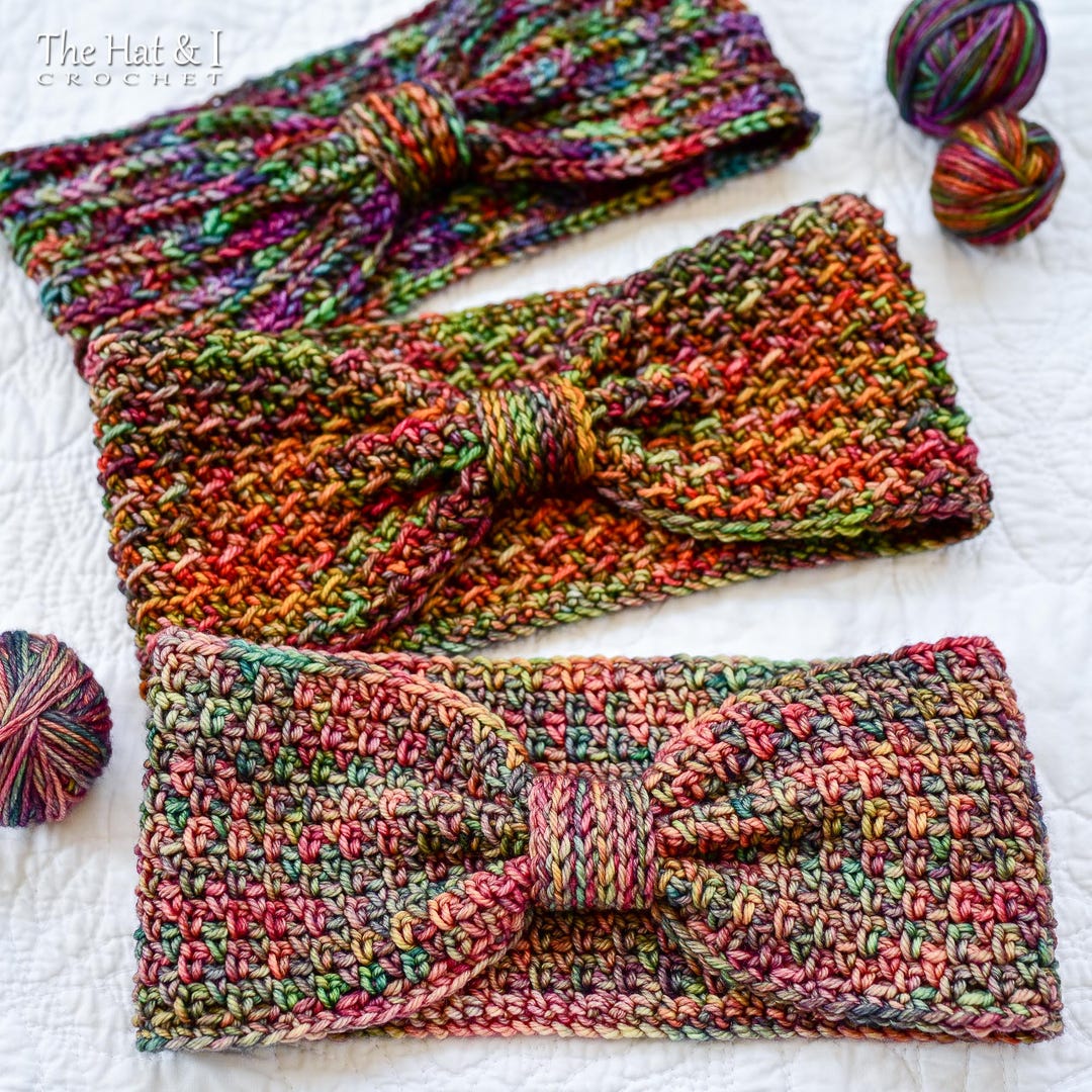 CROCHET PATTERN - 3 Amigos Headbands - 3 in 1 Head Band Pattern, Quick ...