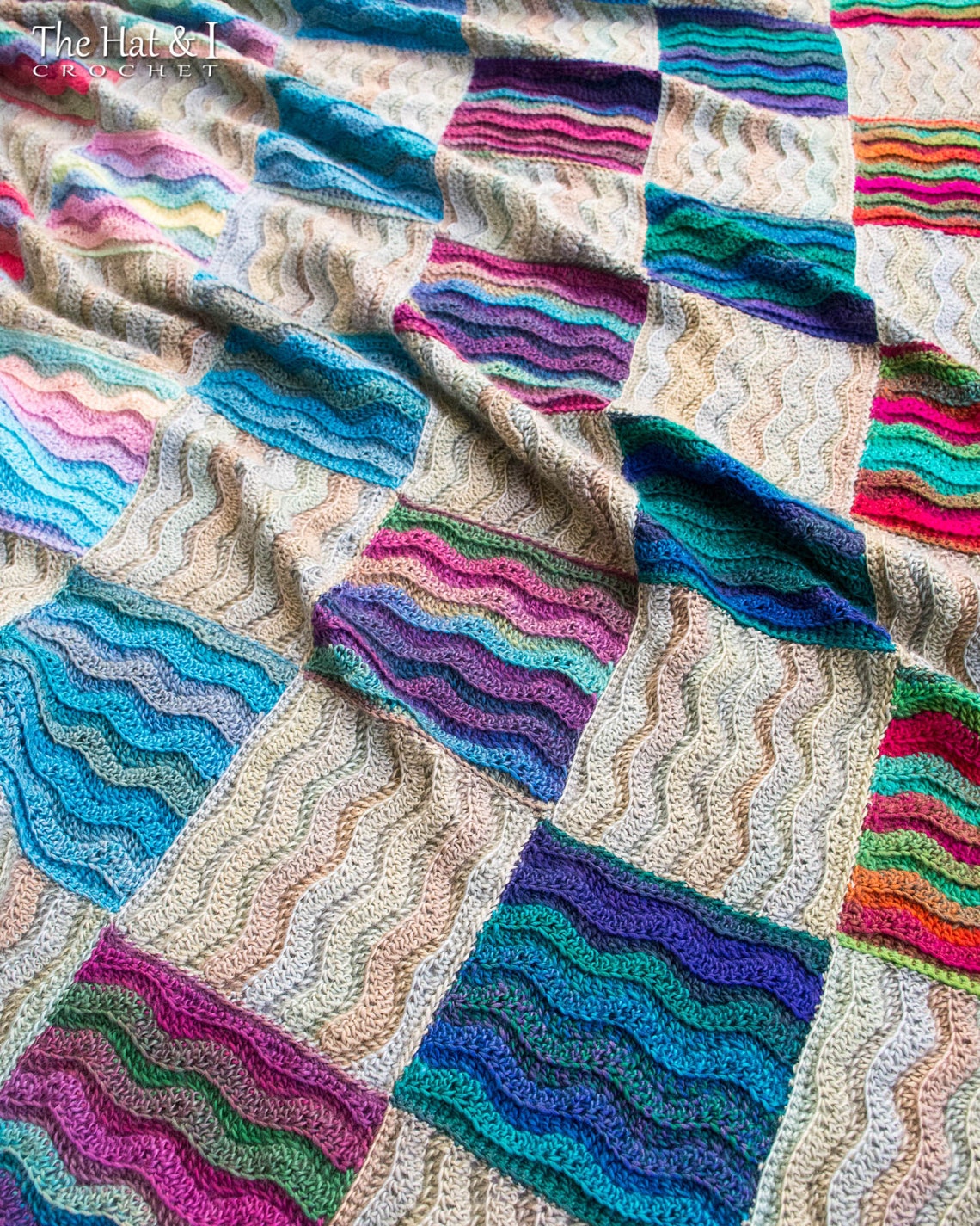 Crochet Blanket PATTERN Waves for Days Crochet Pattern for | Etsy