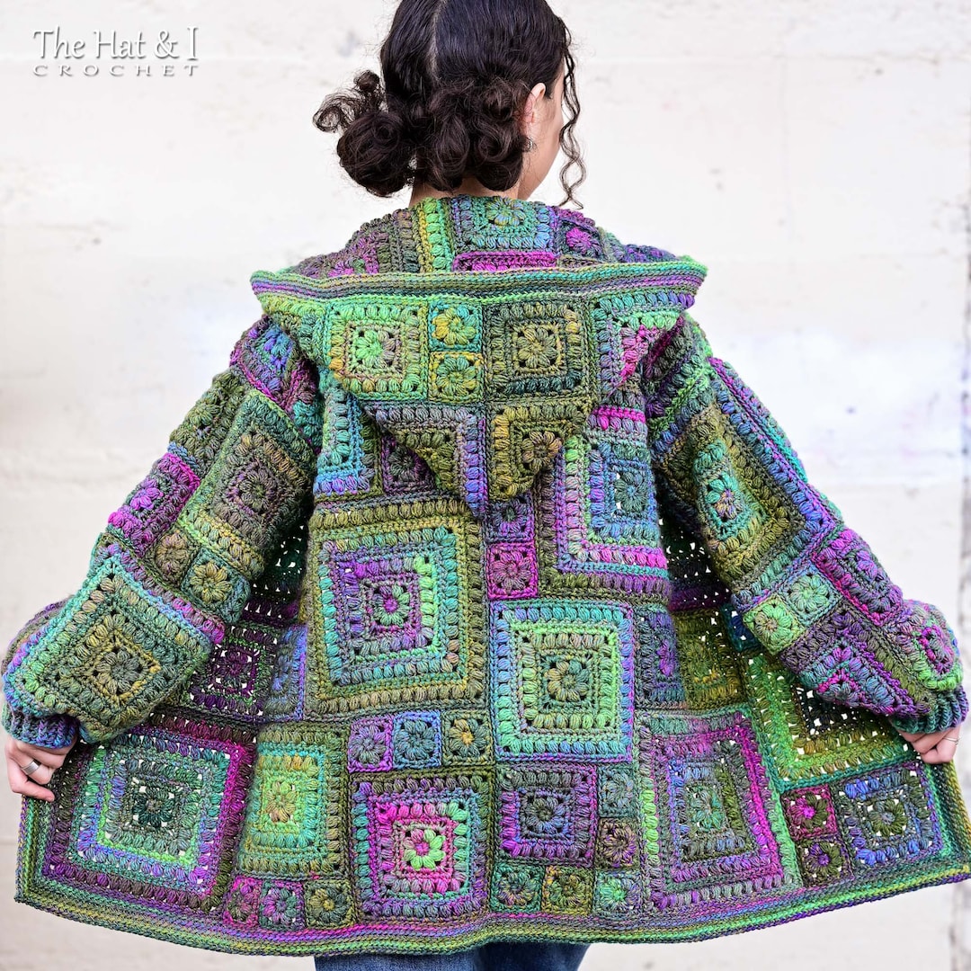 CROCHET PATTERN - Square Scramble Sweater - Crochet Pattern for Granny ...
