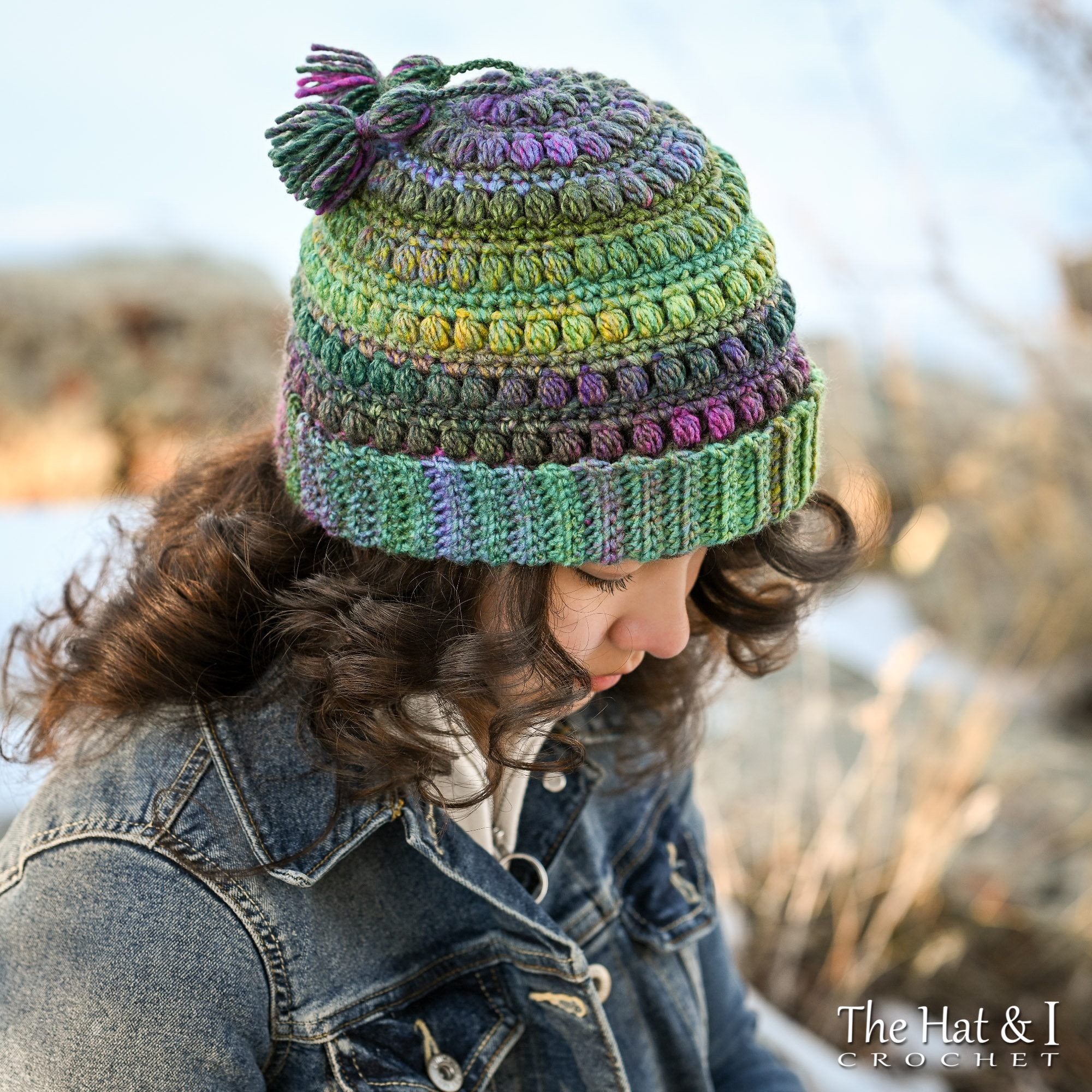 Crochet Hat PATTERN - Boho Beanie Babe - Crochet Pattern for Beanie Hat ...