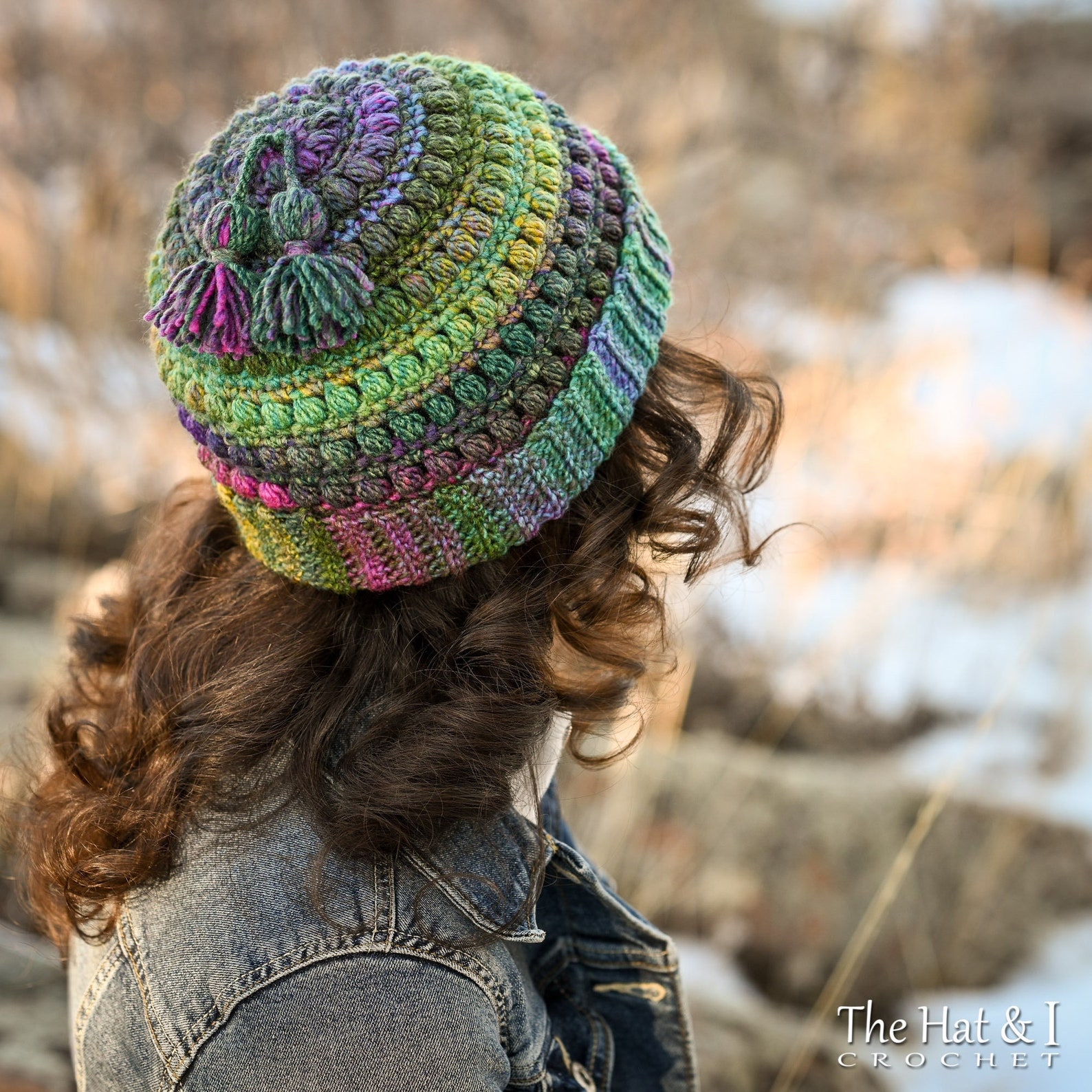 Crochet Hat PATTERN Boho Beanie Babe Crochet Pattern for - Etsy