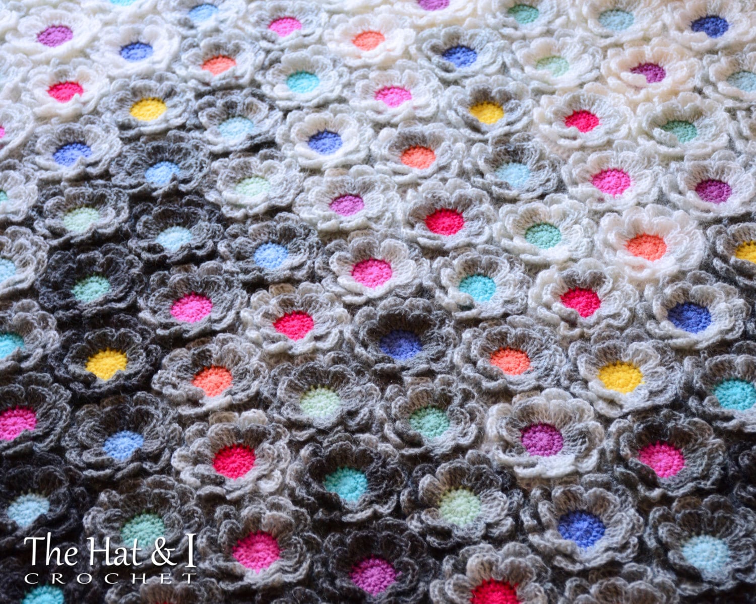Flower Crochet Blanket Pattern