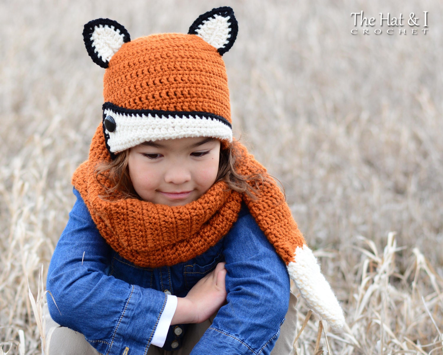 Crochet PATTERN Fox Fancy Crochet Fox Hat Pattern Cowl | Etsy