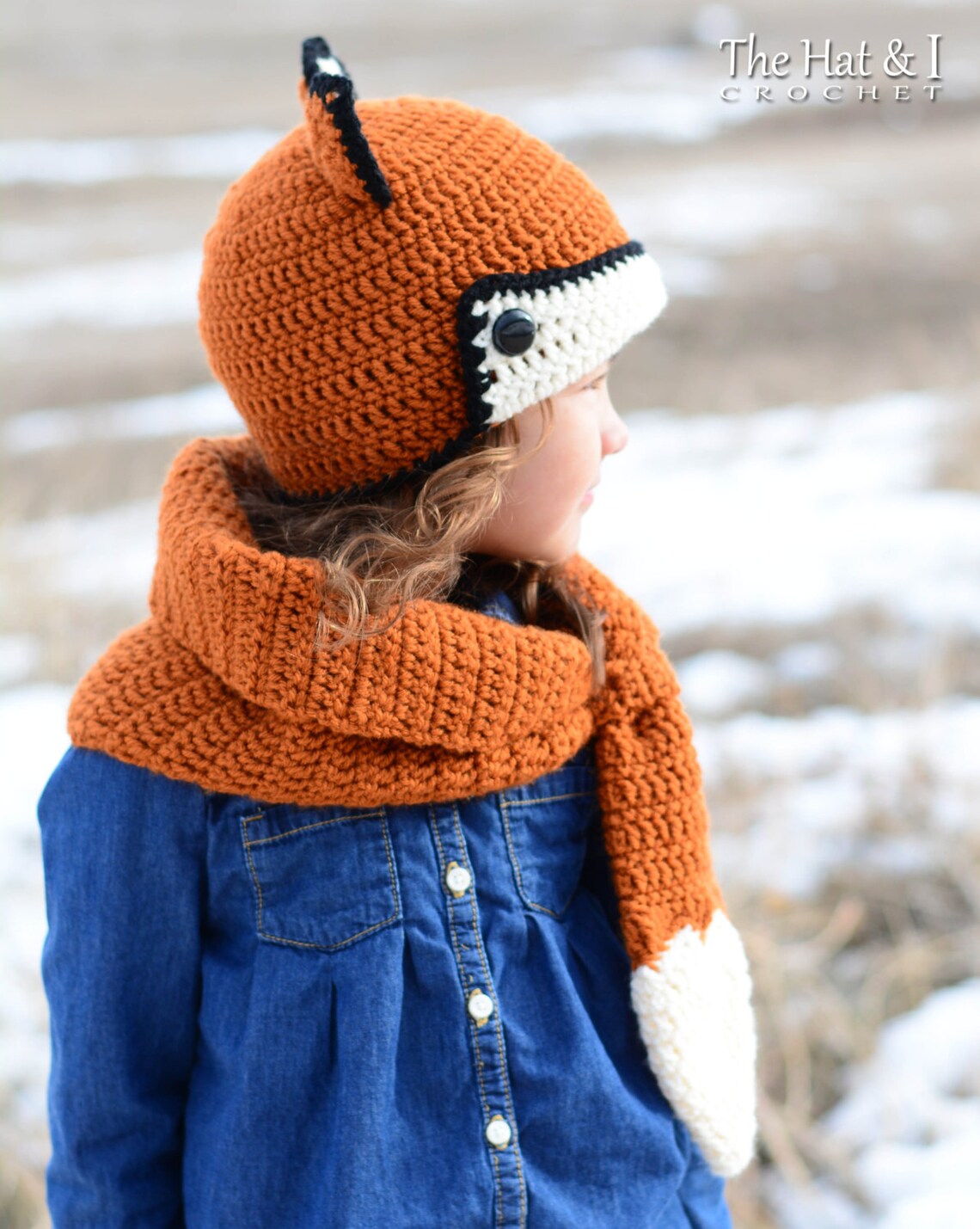 Crochet PATTERN Fox Fancy Crochet Fox Hat Pattern Cowl | Etsy
