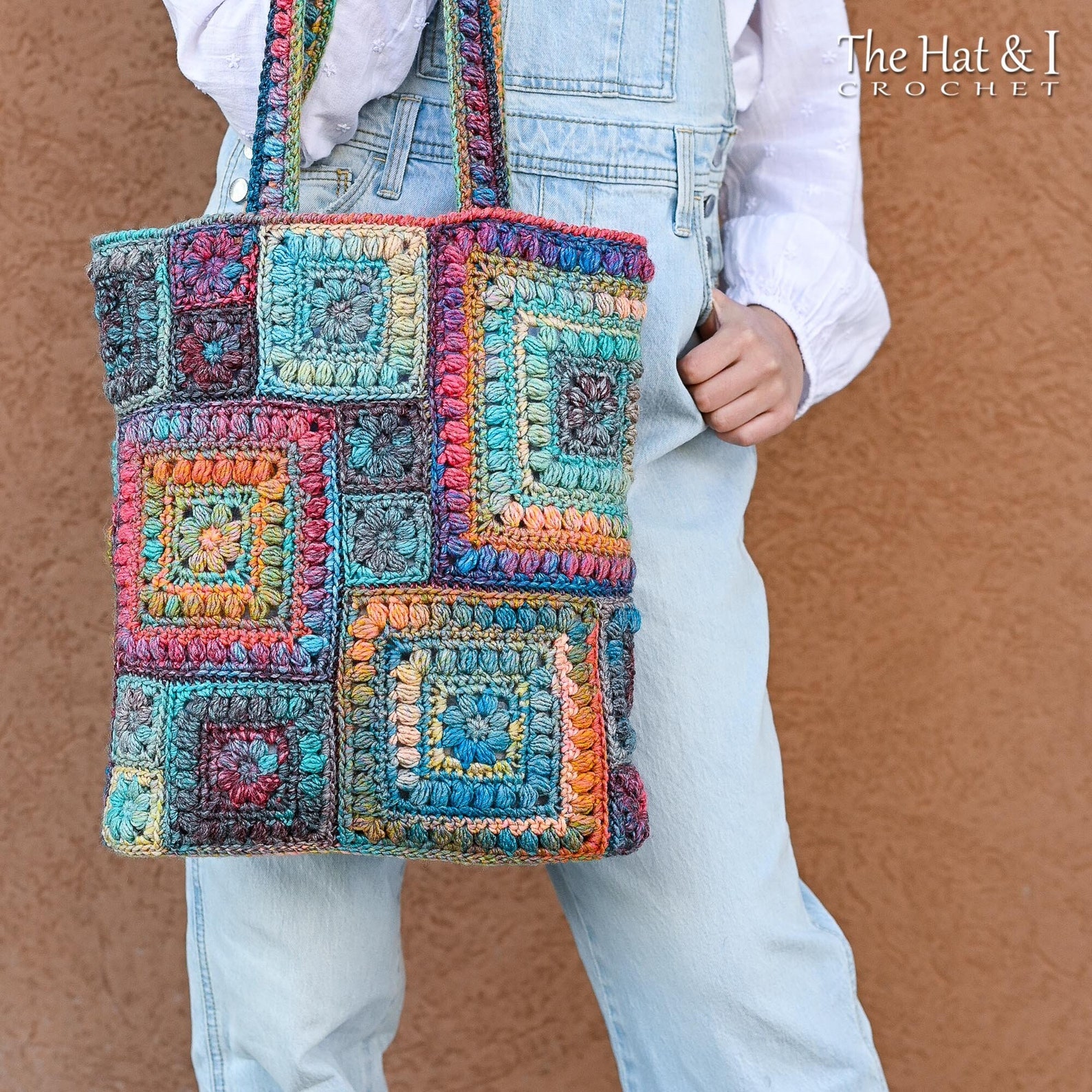 Crochet PATTERN Square Scramble Sack Crochet Tote Bag - Etsy UK