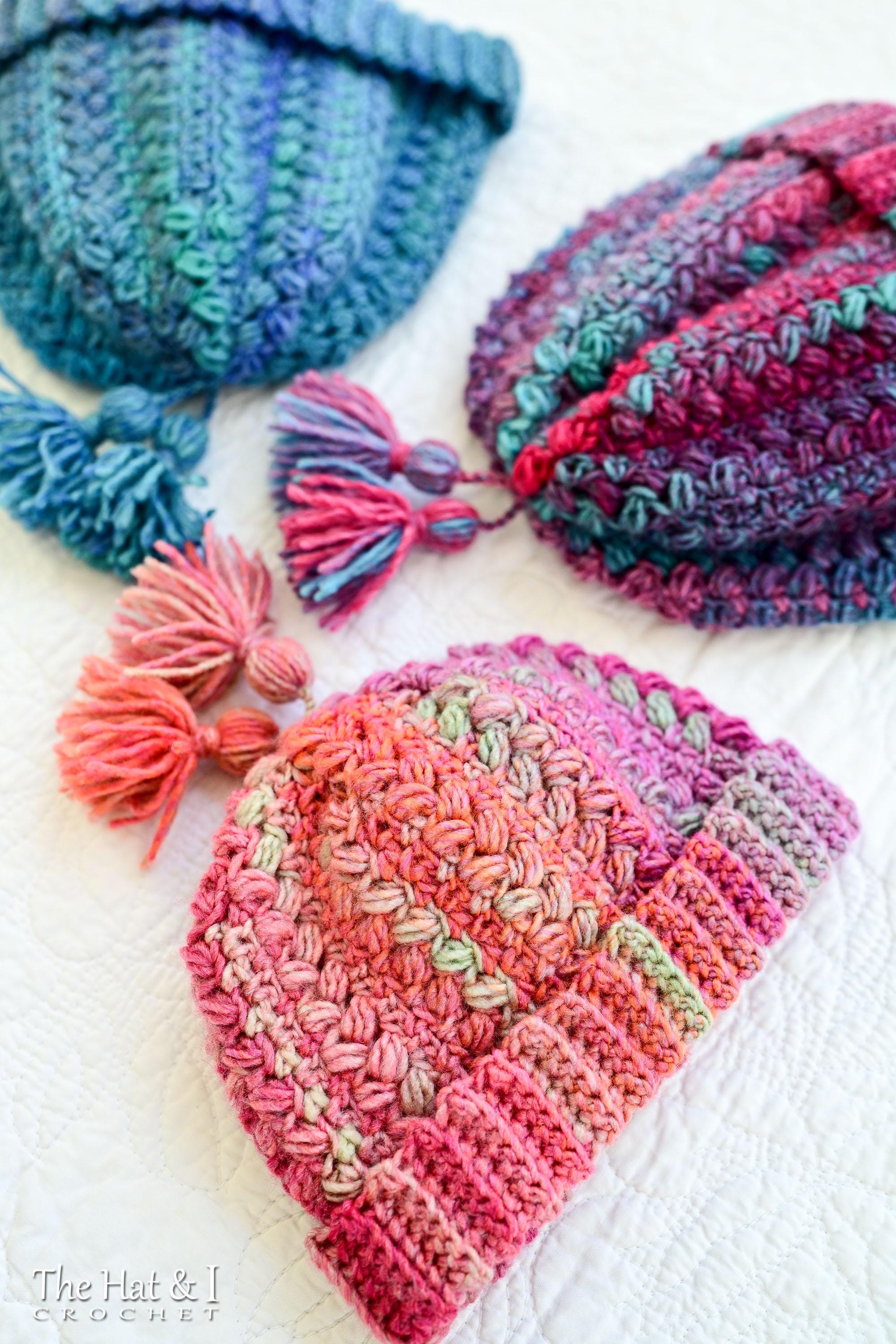 CROCHET PATTERN - Tea Time Toques - Crochet Hat Pattern, Pattern for ...