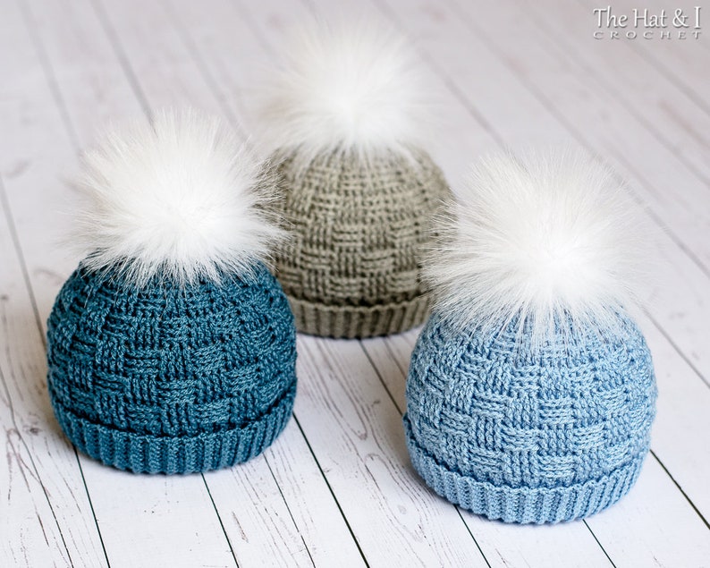 Crochet Hat PATTERN Timeless Texture Toque crochet pattern | Etsy