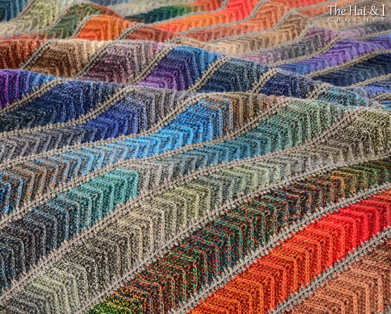 Crochet Blanket PATTERN Super Fine Sampler Crochet Pattern - Etsy