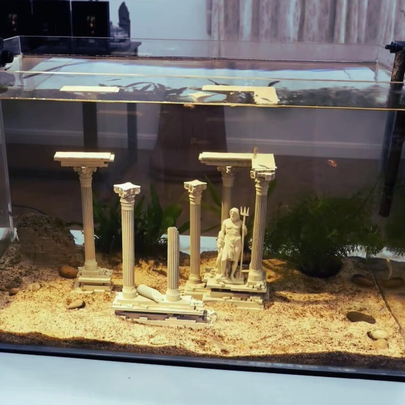 Roman Column Aquarium Ornament - Etsy