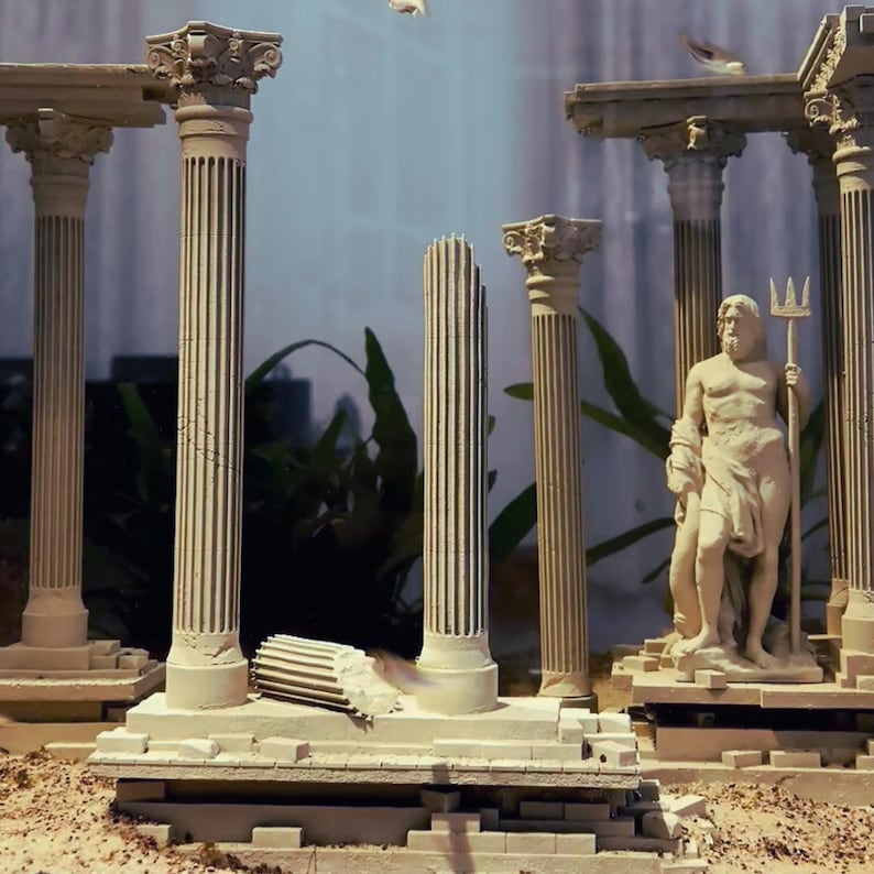 Roman Column Aquarium Ornament - Etsy