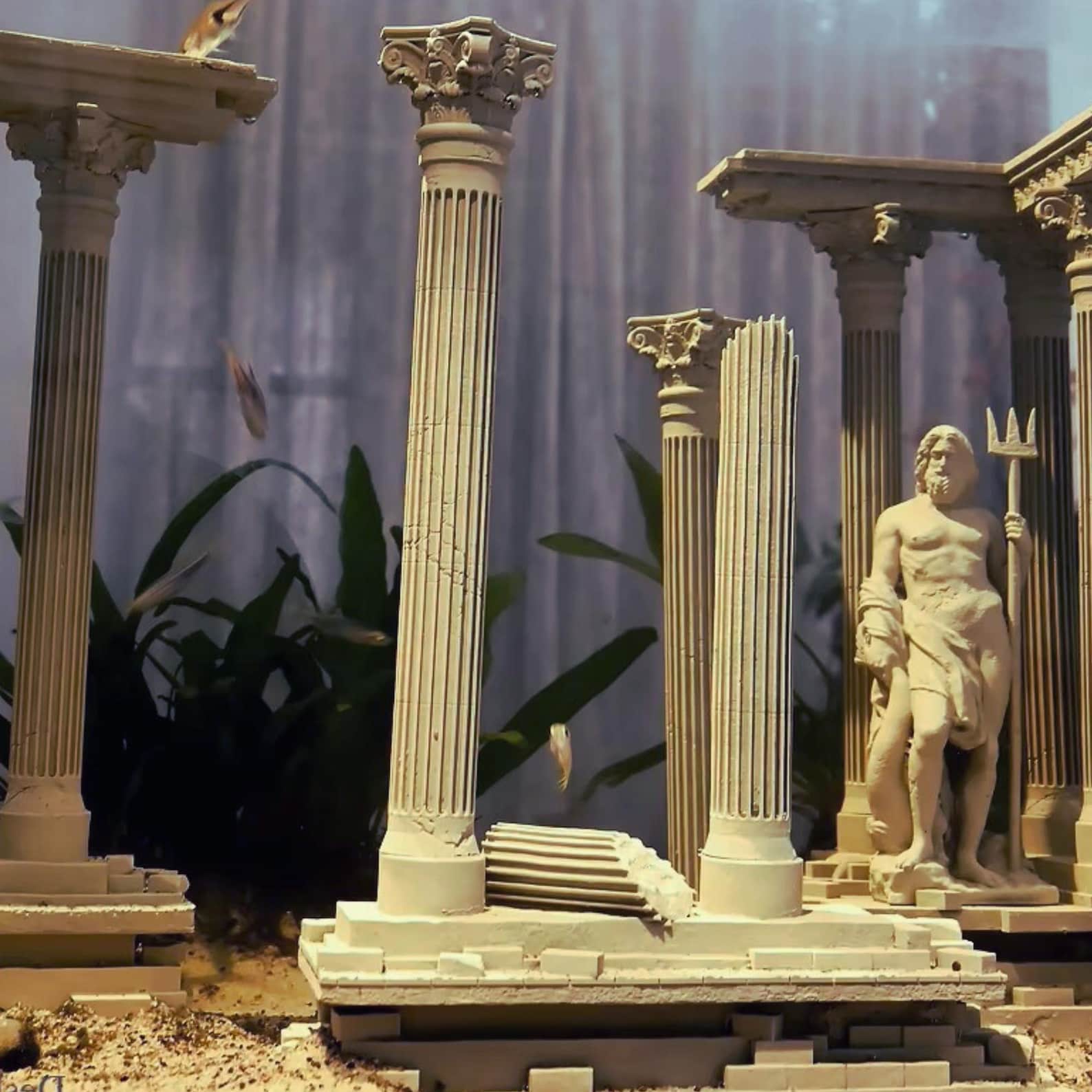 Roman Column Aquarium Ornament - Etsy