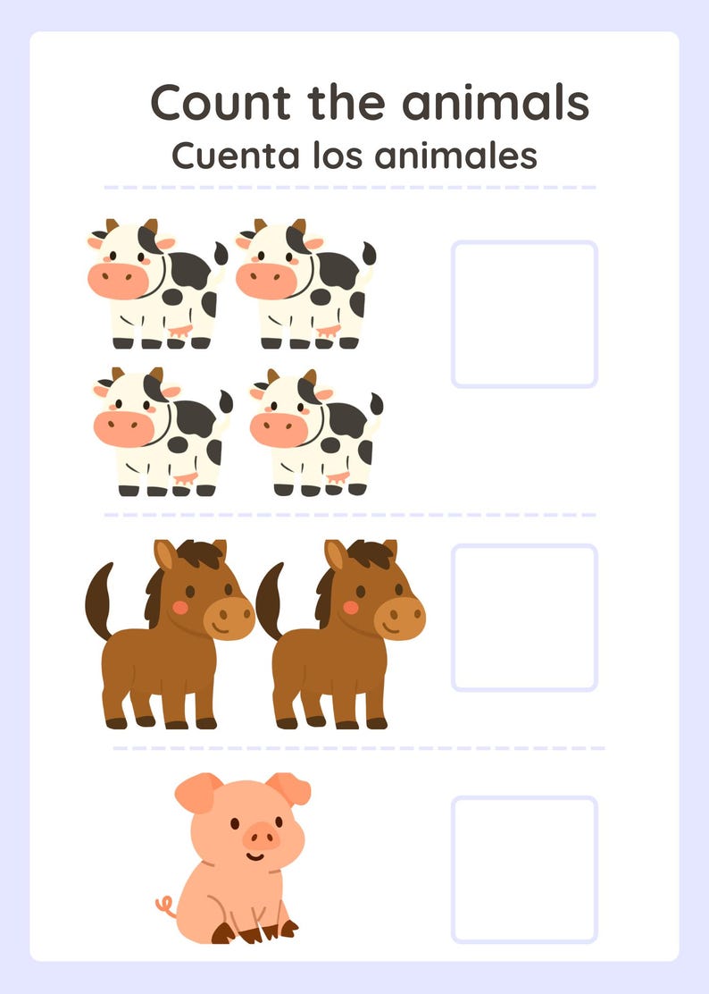 Bilingual Activity Cards for Toddlers | English Spanish Learning Cards ...