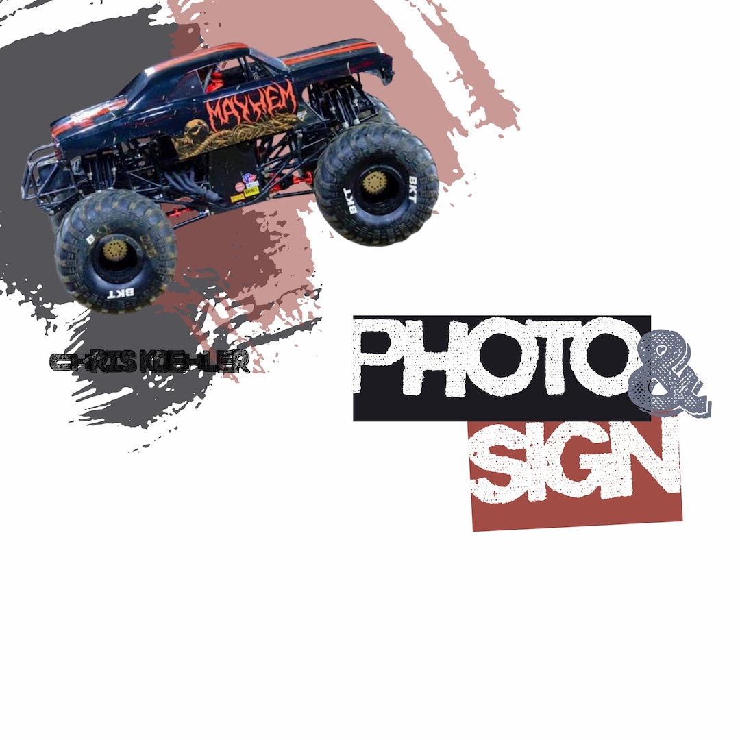 Monster Jam Arlington Autograph & Photo Book: El Toro Loco, Grave ...