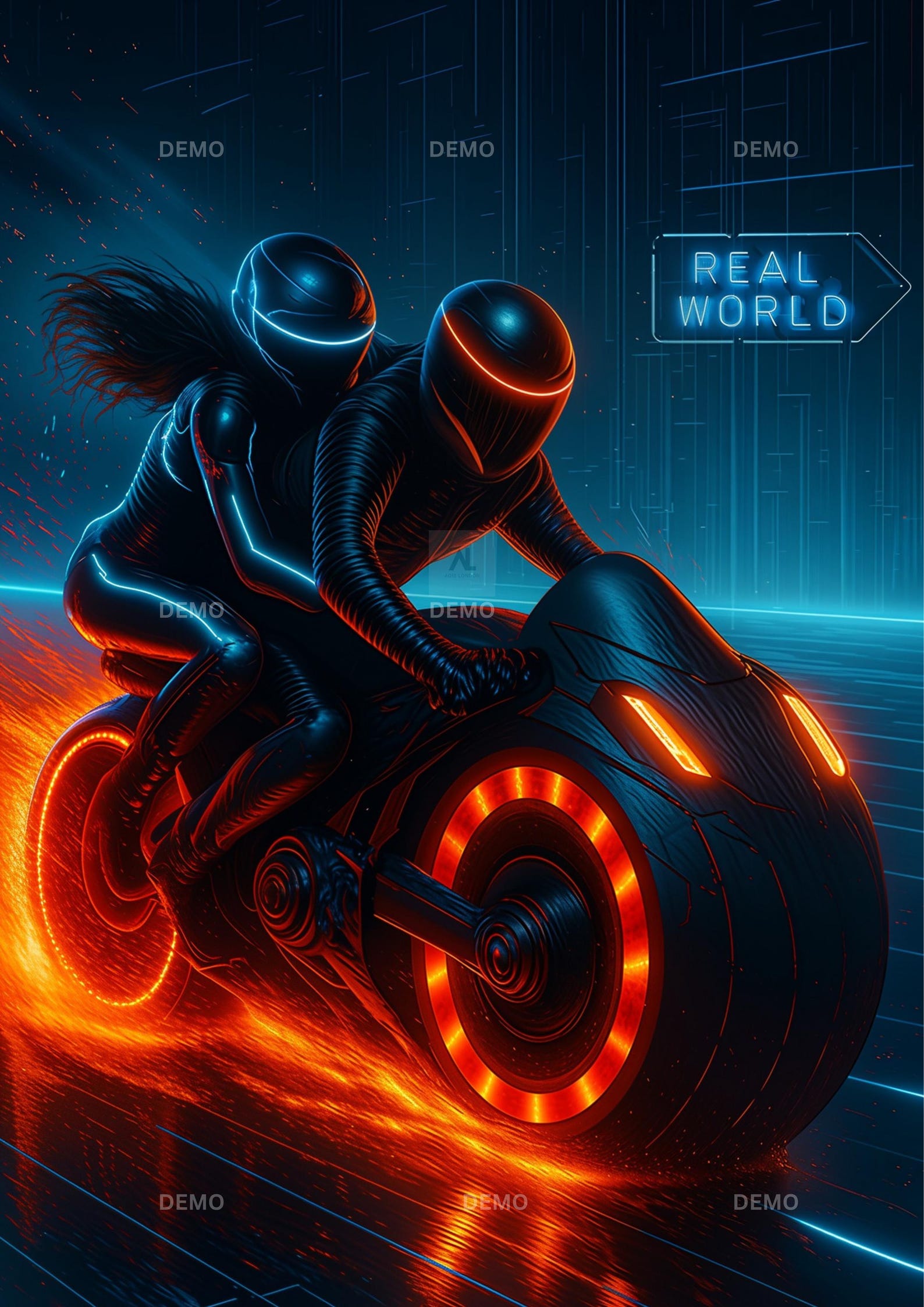 Tron Ares Inspired Poster, Digital Print, Digital File, Wall Art ...