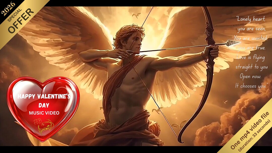 2026 Happy Valentine's Animated Video, With Song, Valentine's Day Mp4 ...