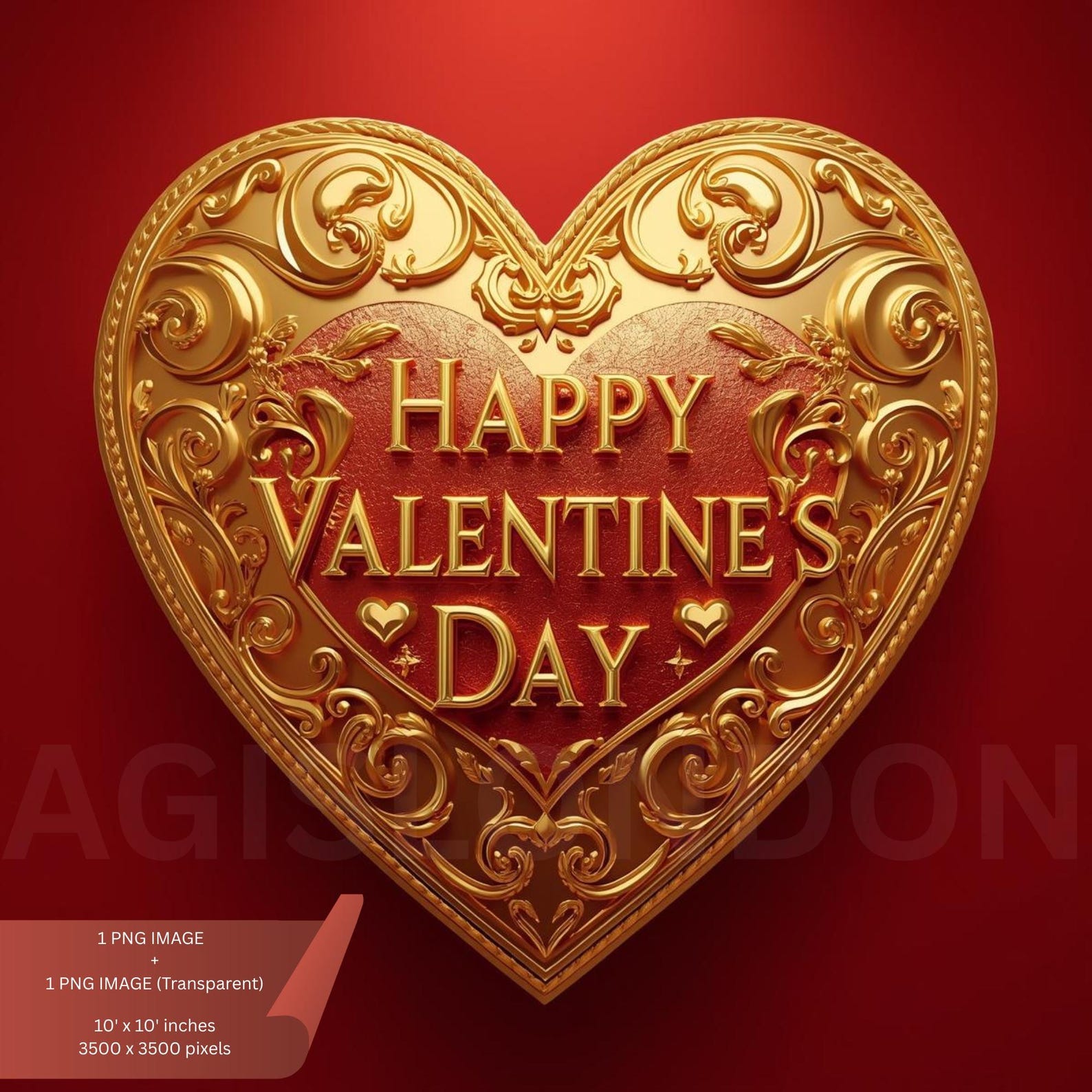 2026 Valentines Day, Digital, Valentine Heart, Happy Valentine's Day ...