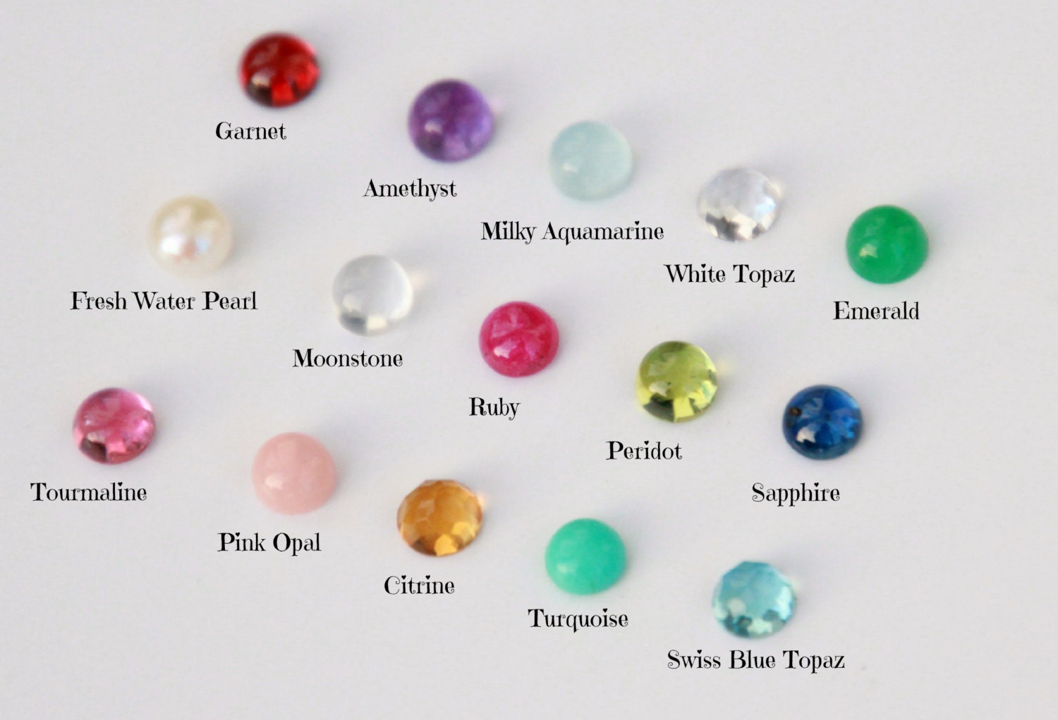 ROSE GOLD DUAL Birthstone Ring. Two Stone Ring. Gemstone | Etsy