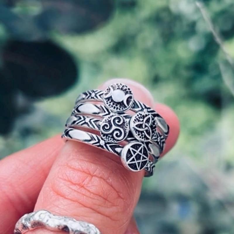 Wiccan Ring - Etsy