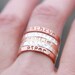 PERSONALIZED RING Stamped Name Ring Hand Stamped Gold - Etsy