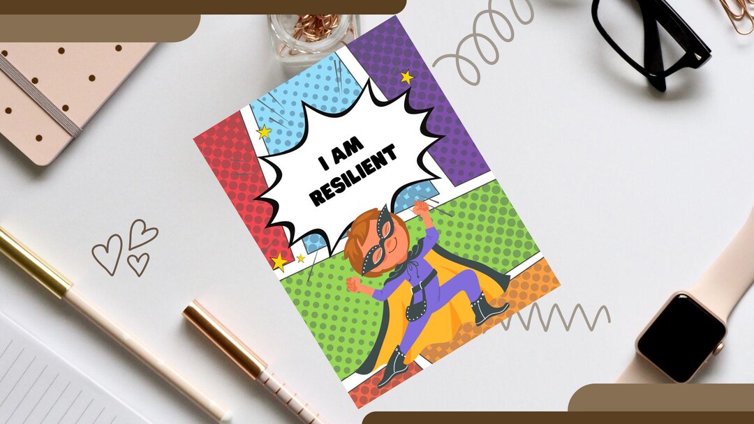 Emotions Superheroes Posters: Editable Canva Template (digital Download ...