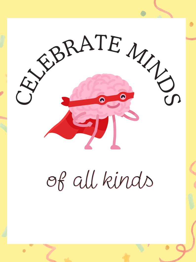 ADHD Neurodiversity Classroom Posters | Inclusive Prints (digital ...