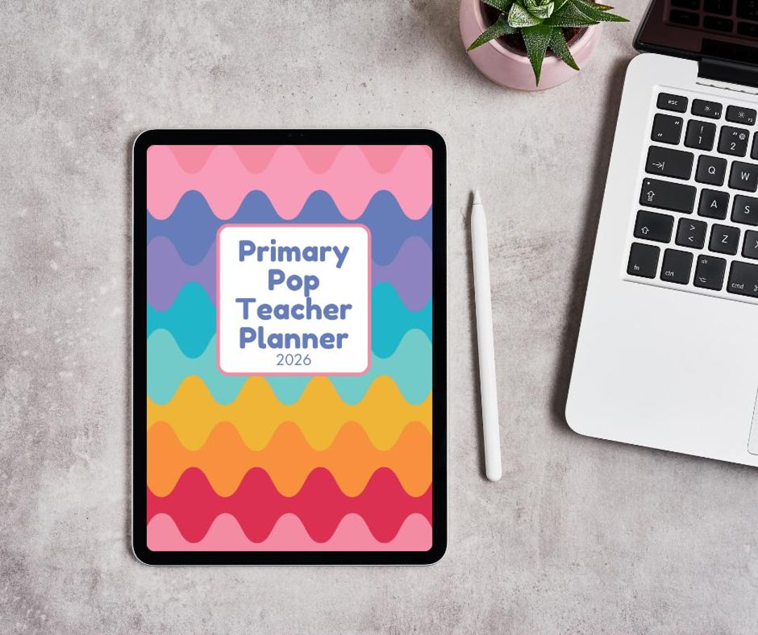 Editable Primary Teacher Planner Template: Homeschool Resource (canva ...