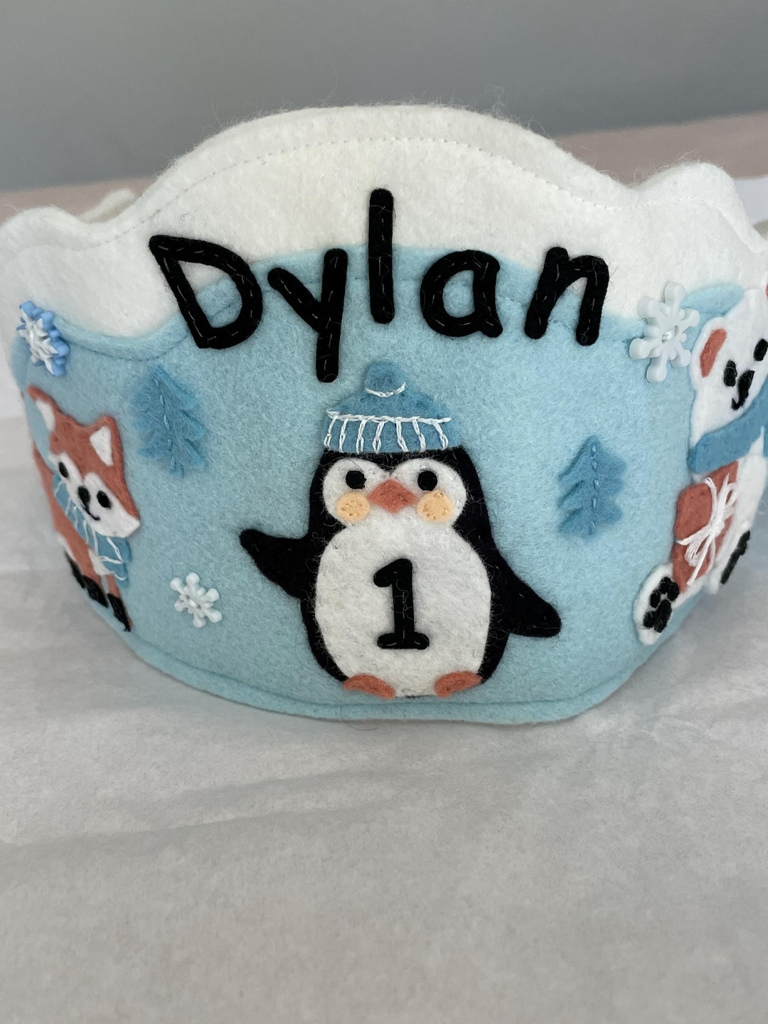 Winter Wonderland Birthday Crown - Etsy