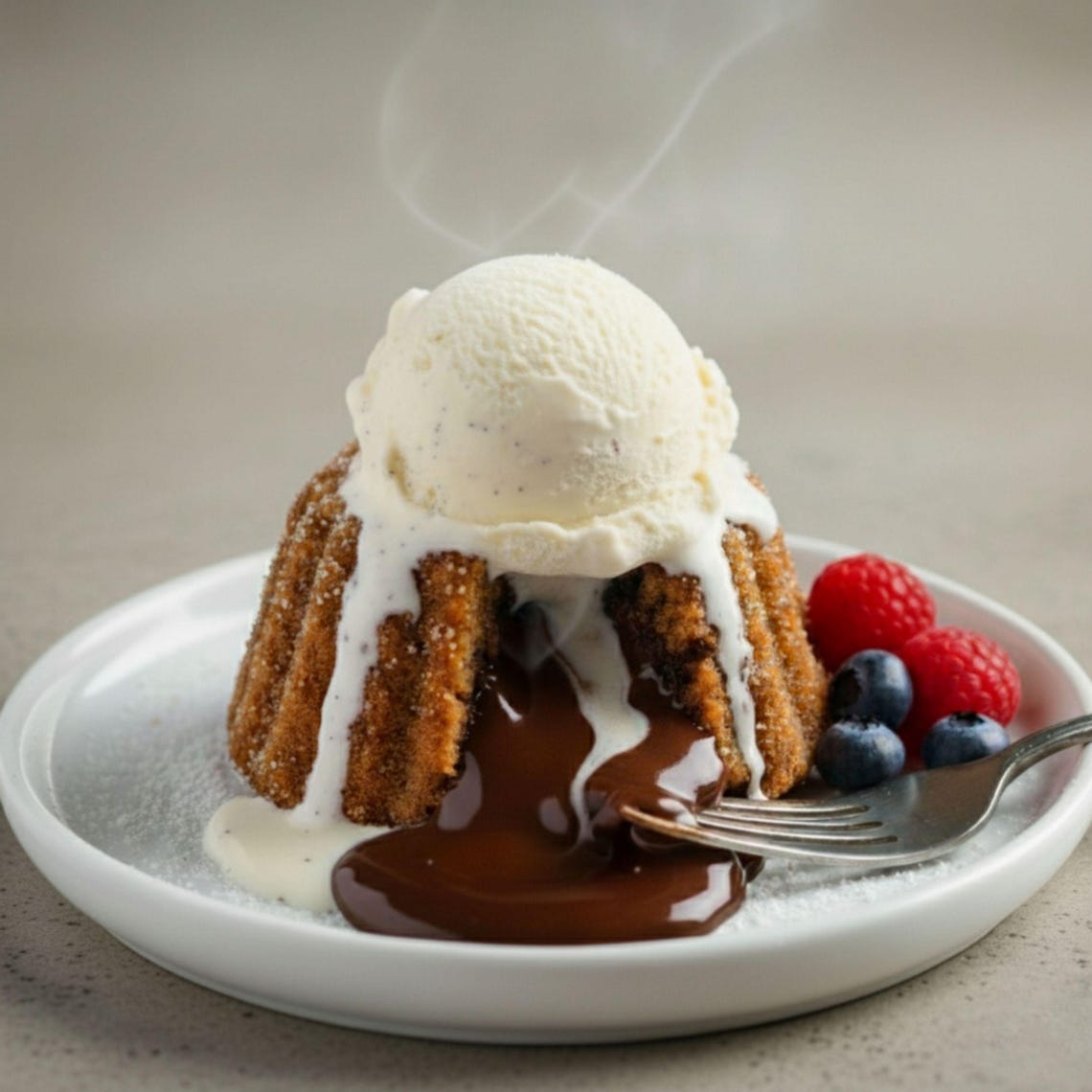 Churro Lava Cakes Recipe PDF | Easy Gooey Dessert | Quick Cinnamon ...