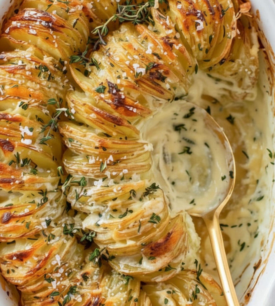 Creamy Scalloped Potatoes Recipe | Holiday Side Dish Printable - Etsy