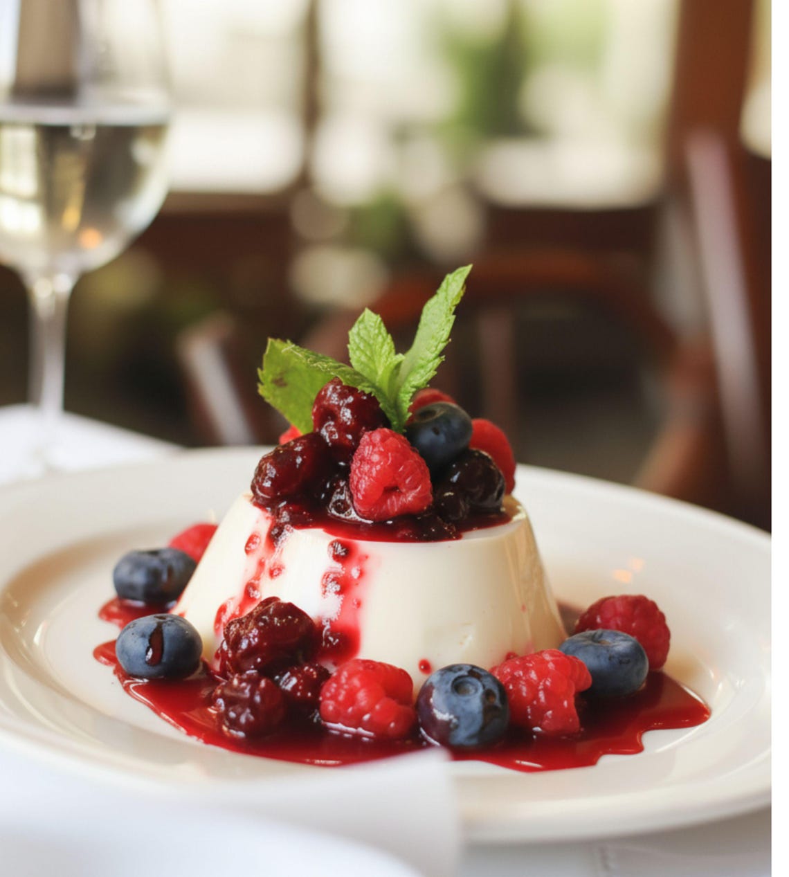 Panna Cotta Recipe PDF | Easy No-bake Italian Dessert | Berry Sauce - Etsy