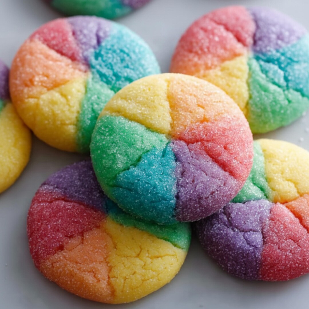 Rainbow Jello Sugar Cookies Recipe (instant PDF Download) - Etsy
