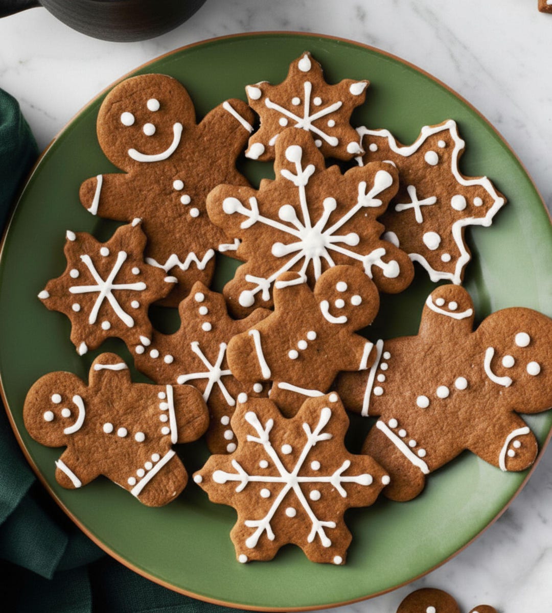 Gingerbread Cookies Recipe | Classic Christmas Cookie | Printable ...